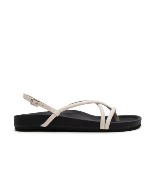 La Tribe Tube Sandal - Tofu/Black - Nik and She