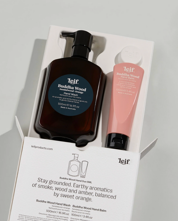 Leif Limited Edition Holiday Buddha Wood Hand Duo - SML - Nik and She